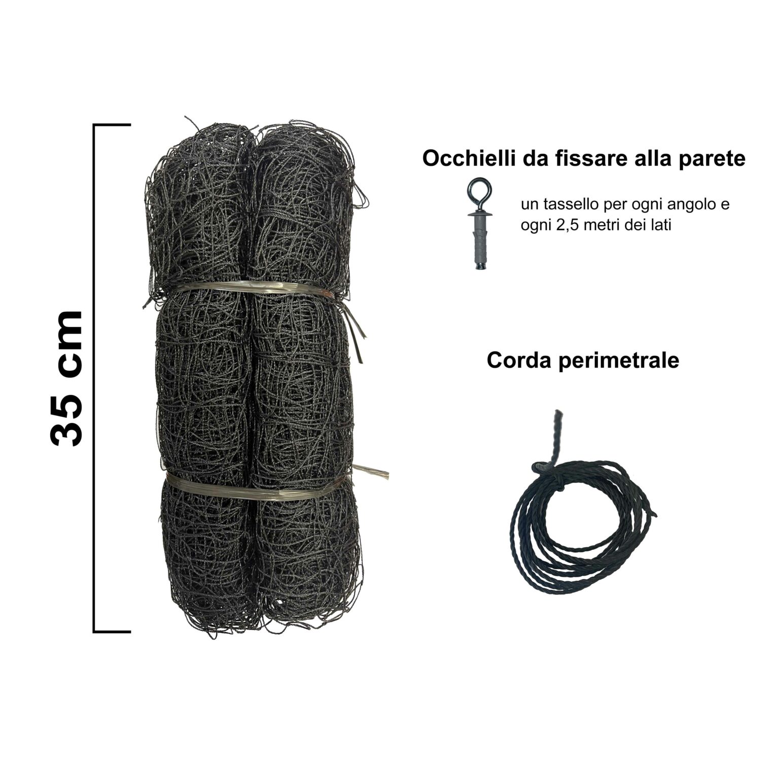 Reti Antipiccioni per Balconi e Reti Voliera | Reti fatte a Mano